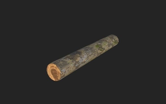 Tree Log - low poly 3D model | CGTrader