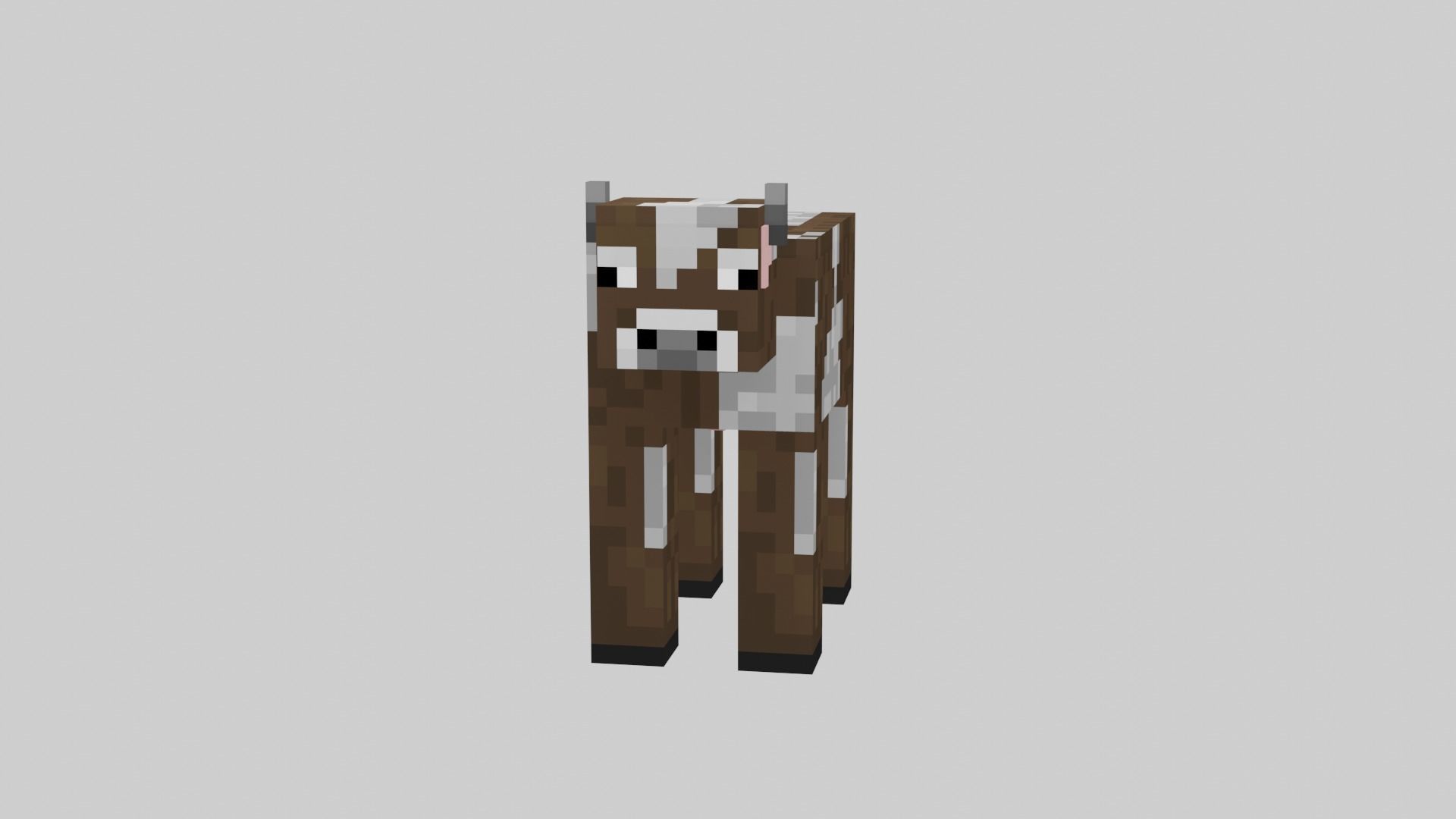 3D model Minecraft Cow Rigged VR / AR / low-poly | CGTrader