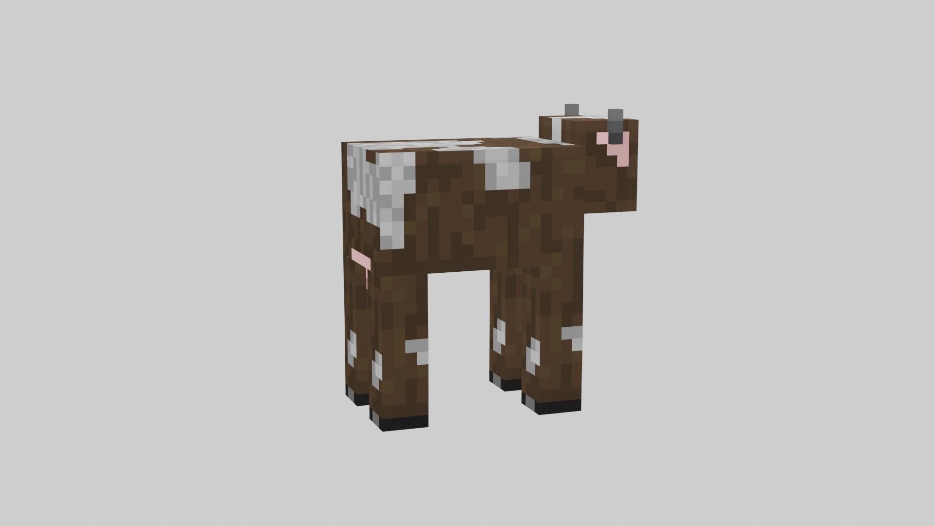 3D model Minecraft Cow Rigged VR / AR / low-poly | CGTrader