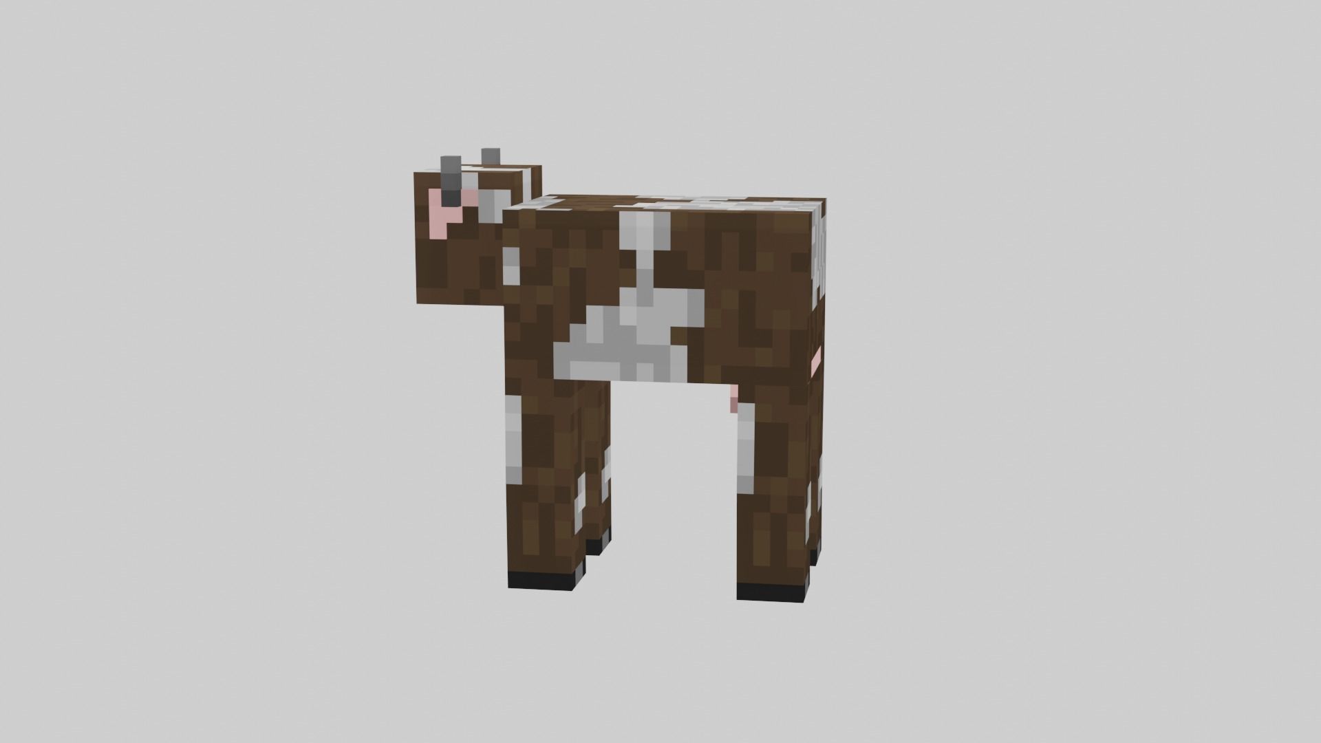 3D model Minecraft Cow Rigged VR / AR / low-poly | CGTrader