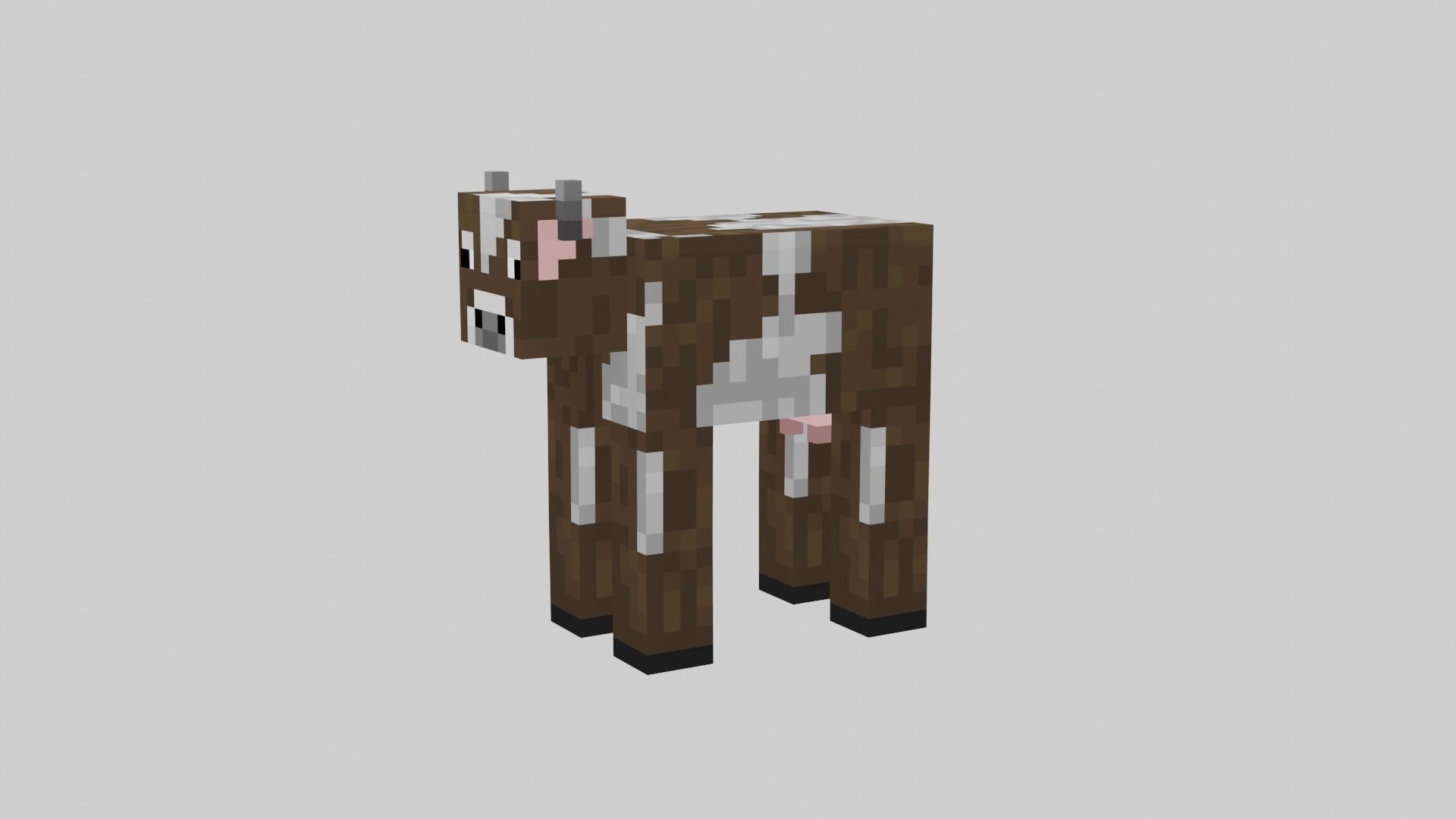 3D model Minecraft Cow Rigged VR / AR / low-poly | CGTrader