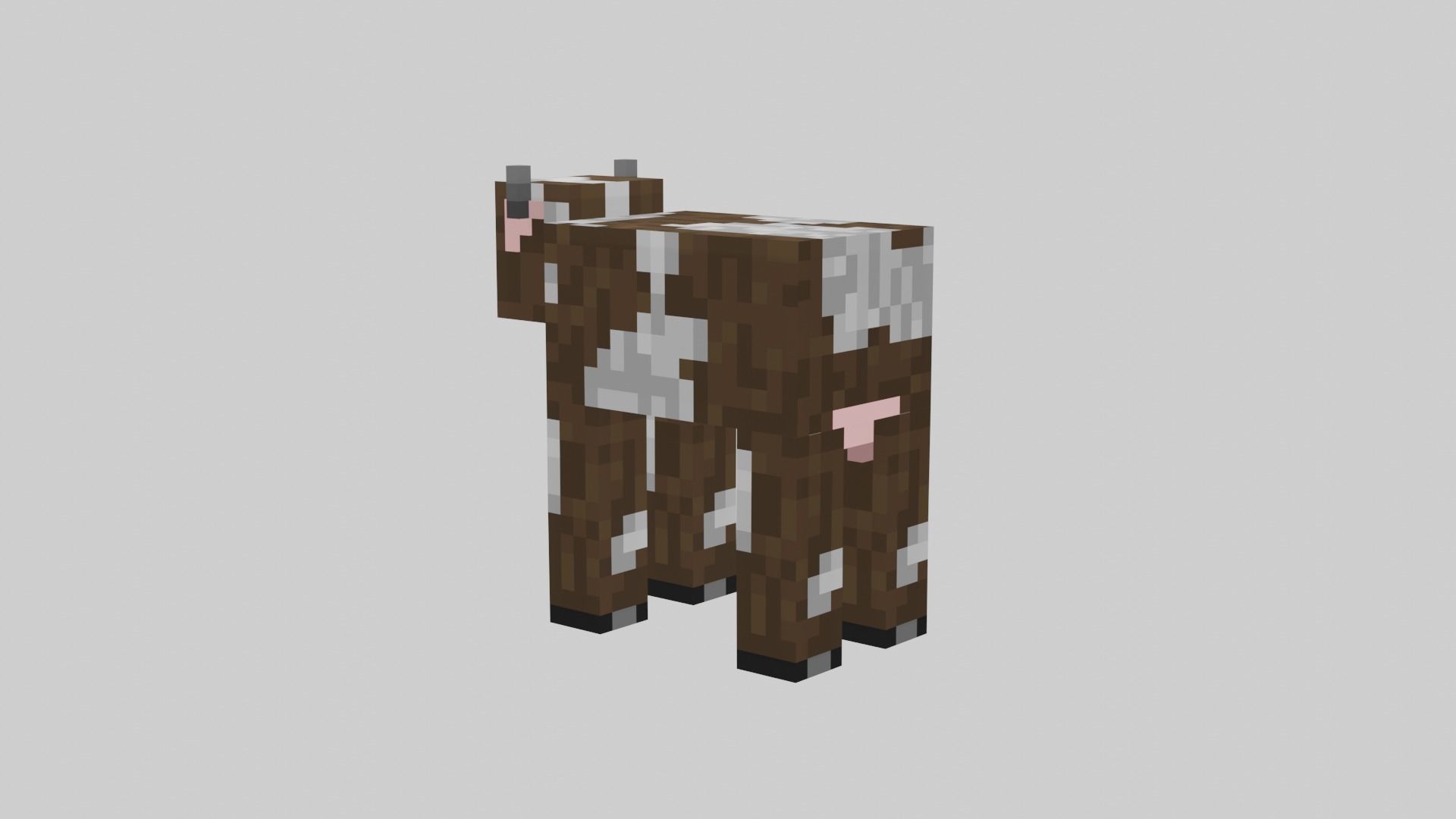 3D model Minecraft Cow Rigged VR / AR / low-poly | CGTrader