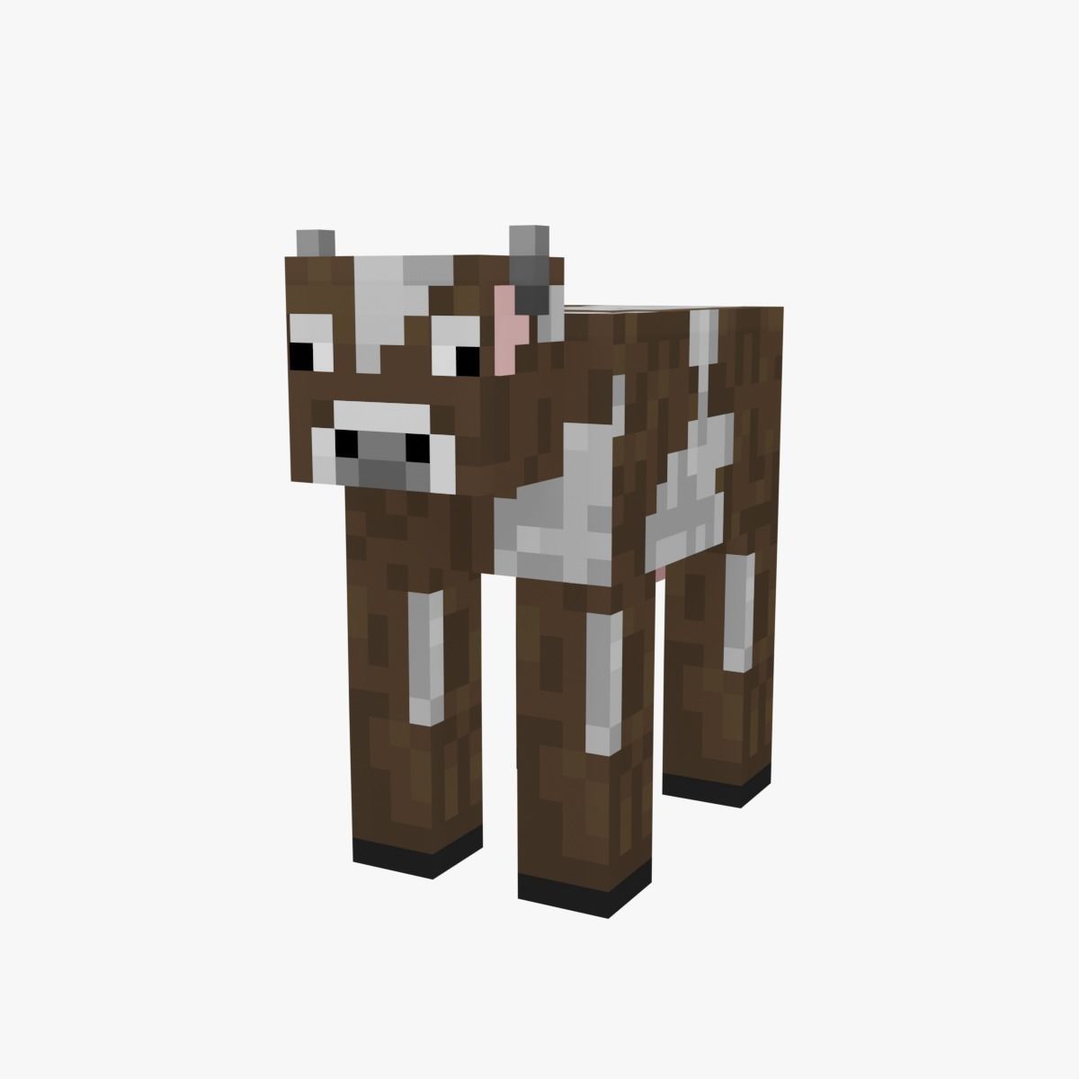 3D model Minecraft Cow Rigged VR / AR / low-poly | CGTrader