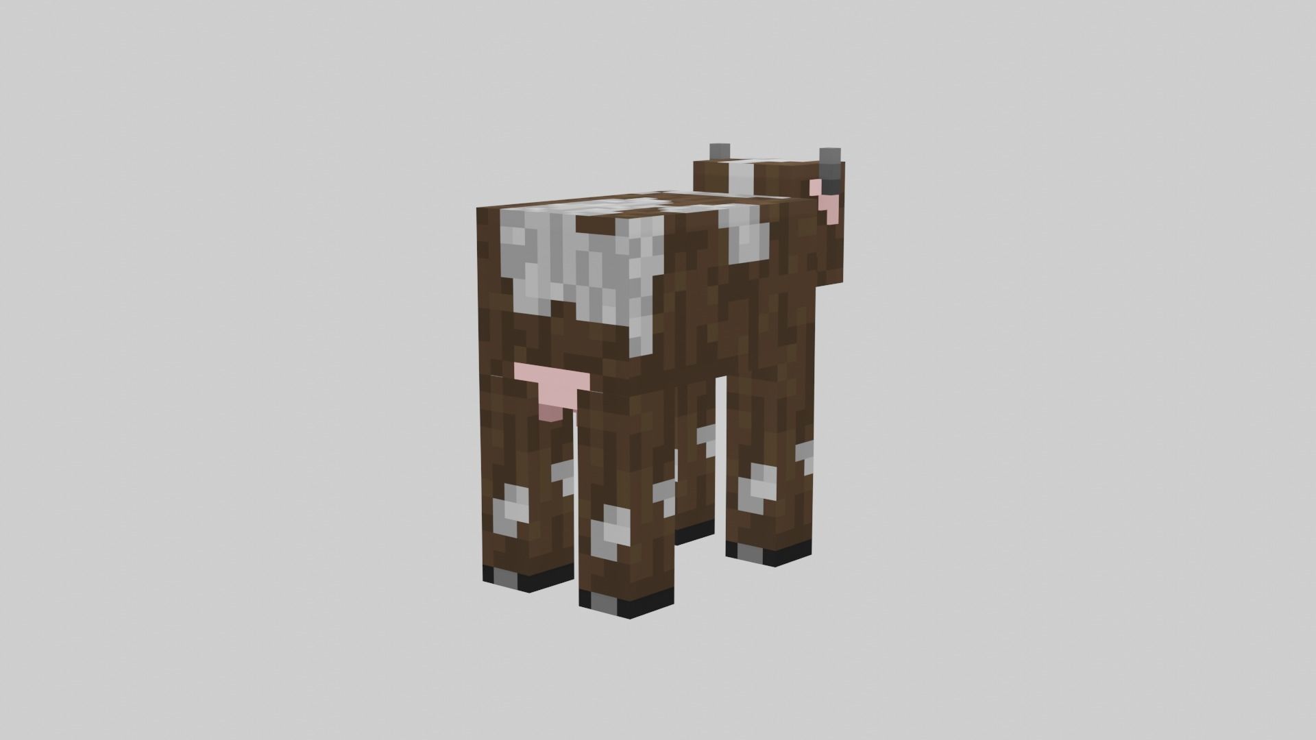 3D model Minecraft Cow Rigged VR / AR / low-poly | CGTrader