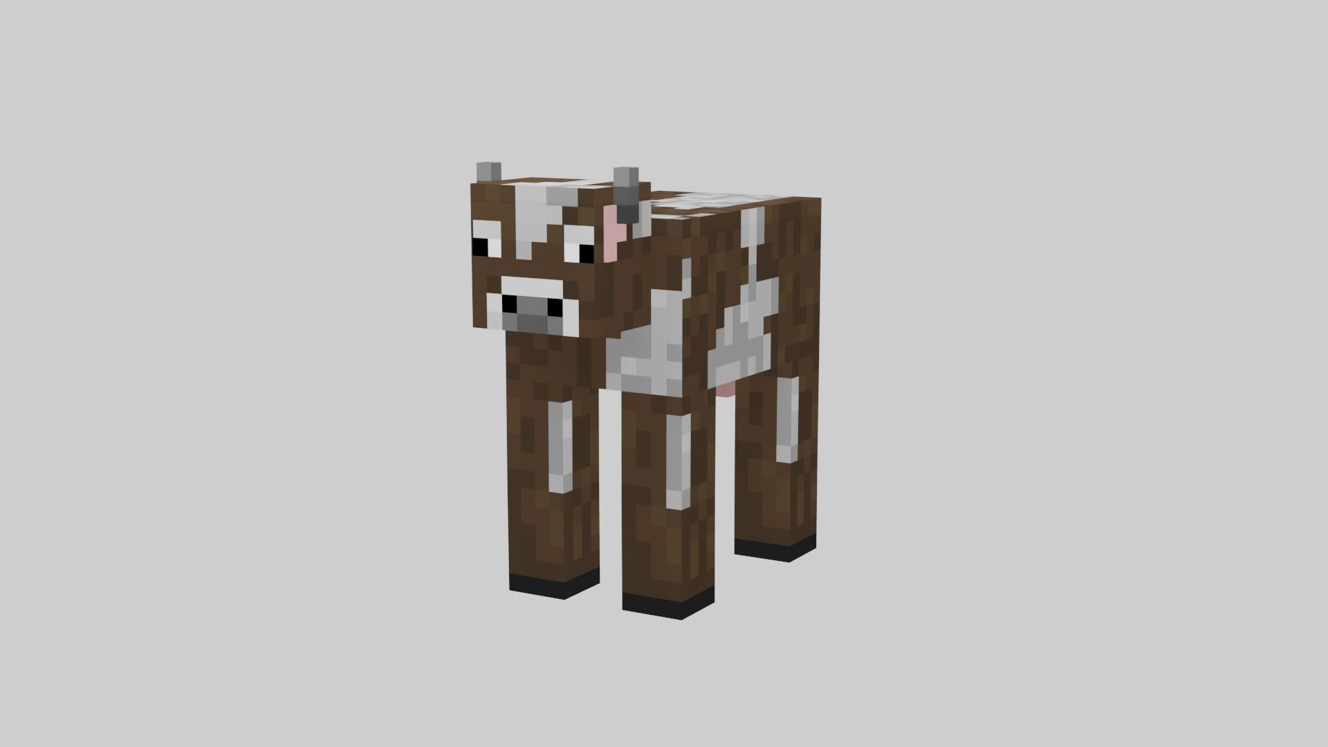 3D model Minecraft Cow Rigged VR / AR / low-poly | CGTrader