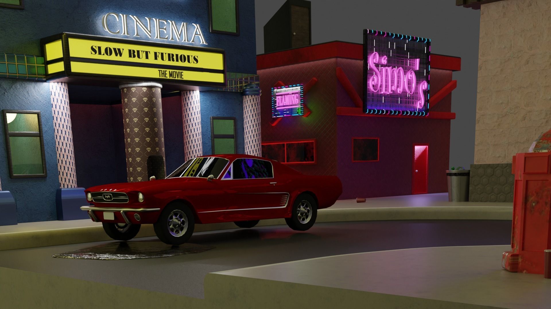 3D model 90s Island LOW POLY MODEL VR / AR / low-poly | CGTrader