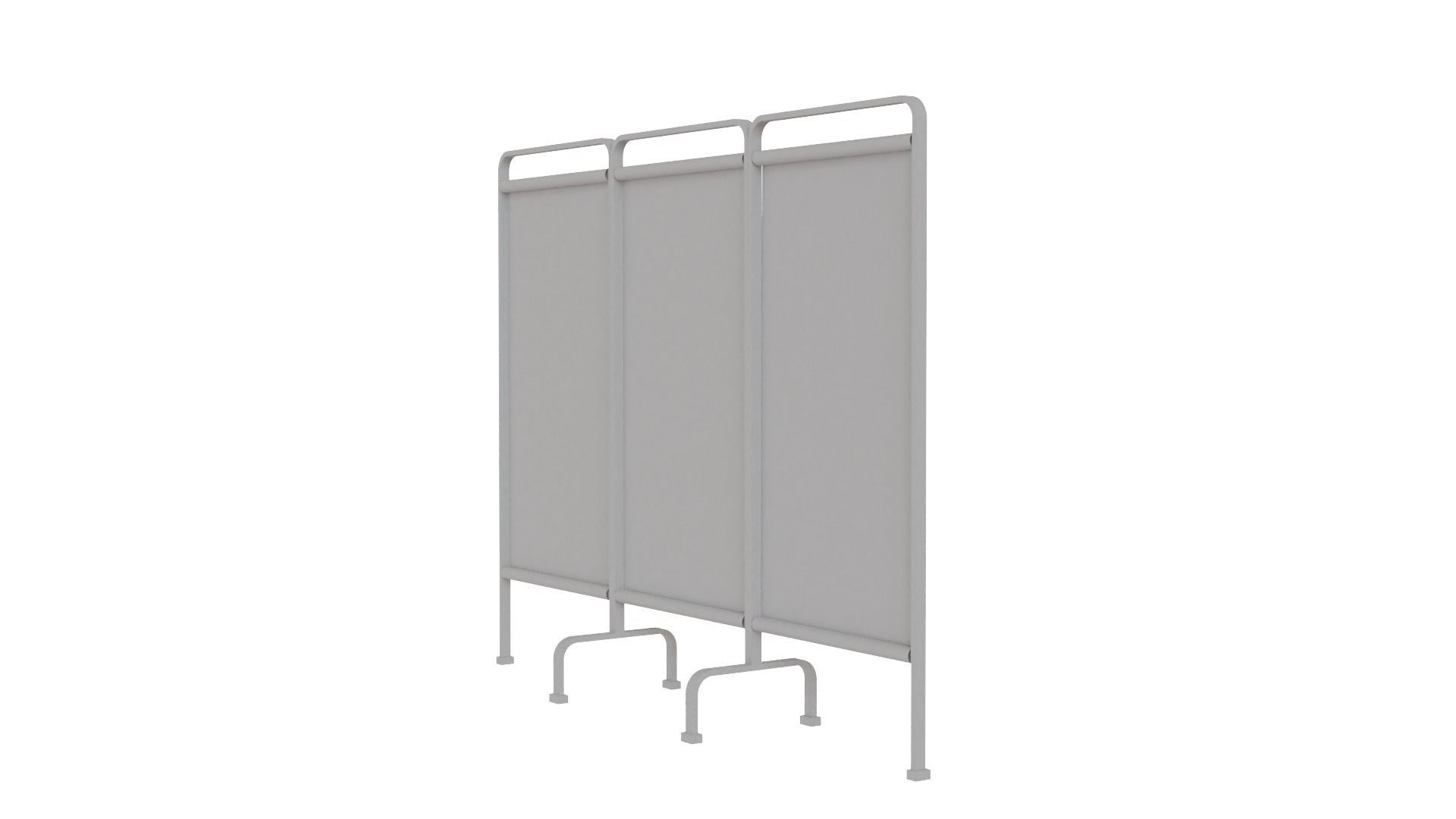 Medical Privacy Screen free 3D model | CGTrader