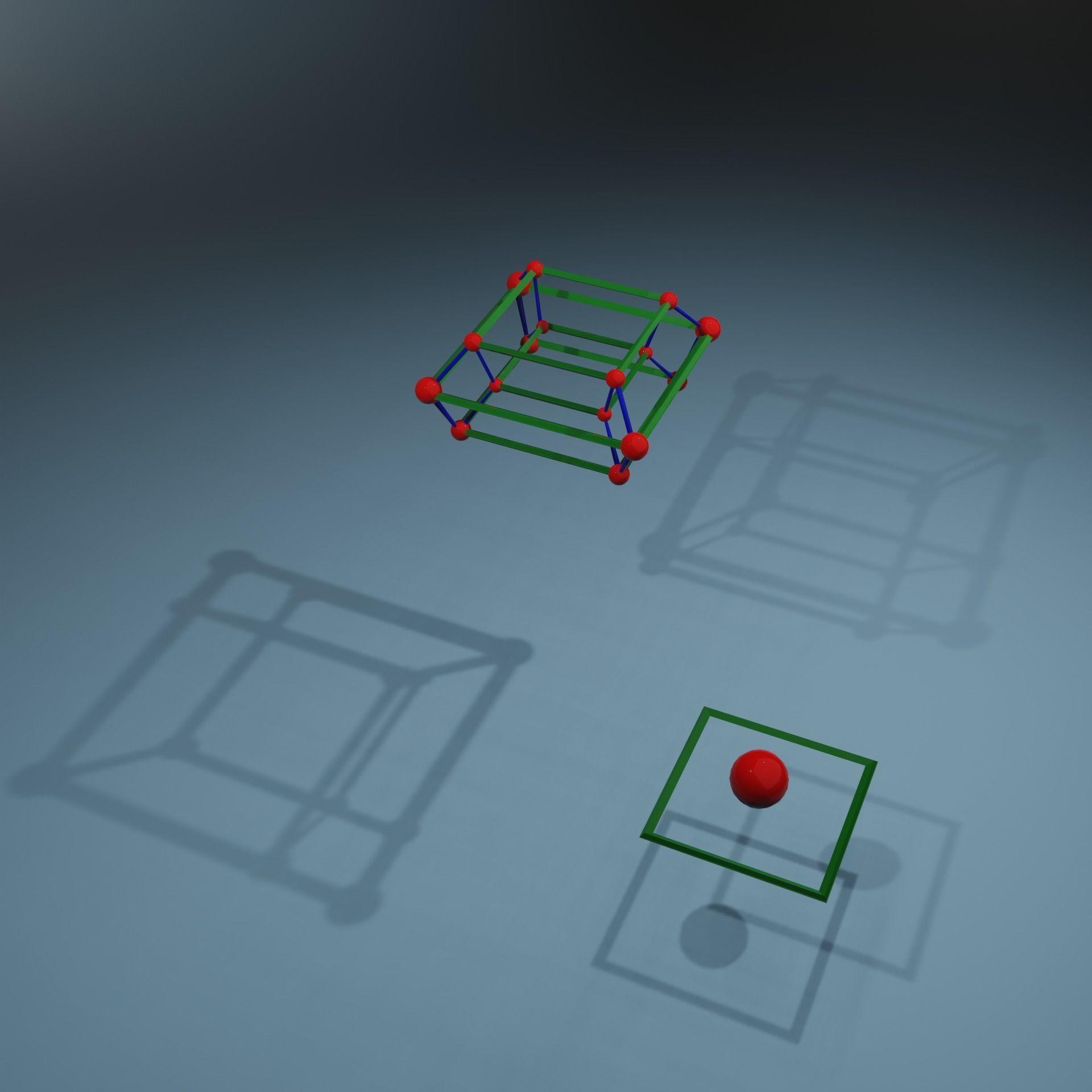 3D model TESSERACT WITH MOTION VR / AR / low-poly | CGTrader