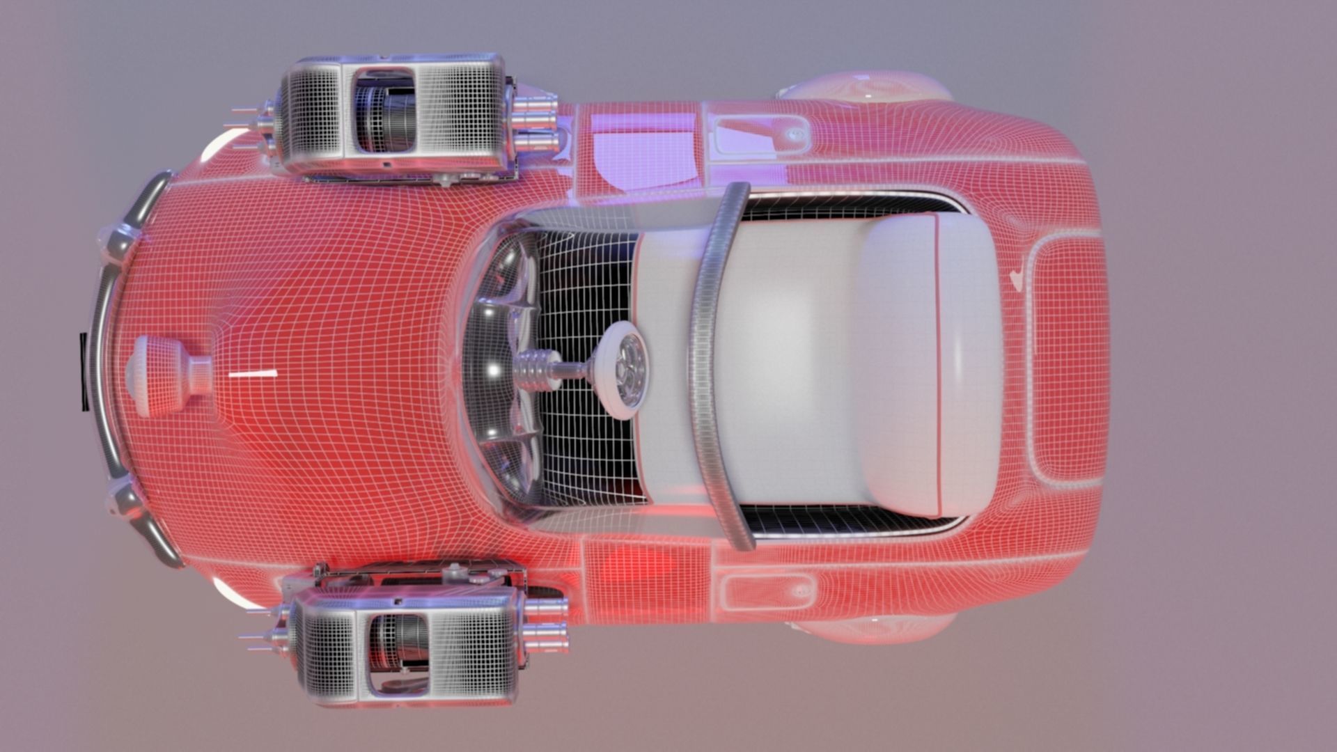 Car with Robot arm 3D model | CGTrader