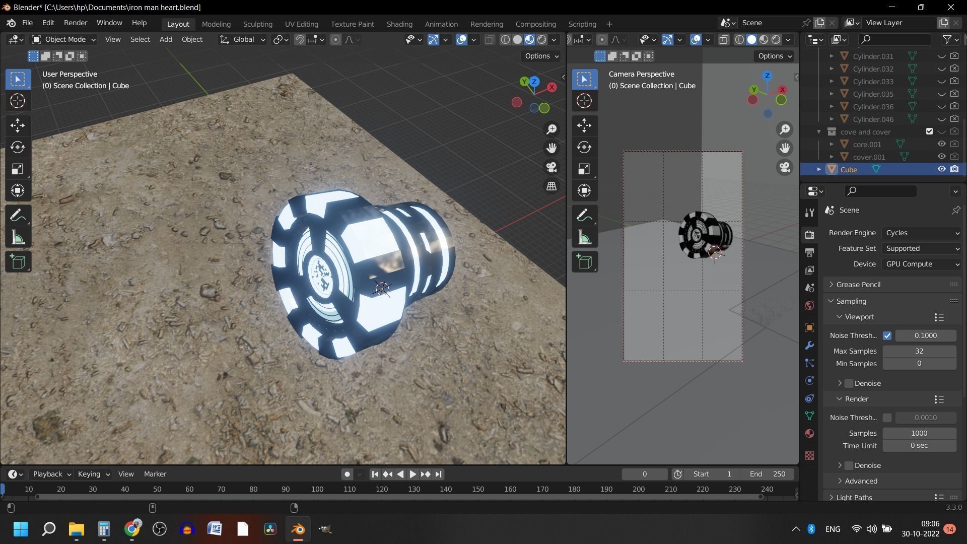 3D model IRON MAN HEART the ARC reactor VR / AR / low-poly | CGTrader