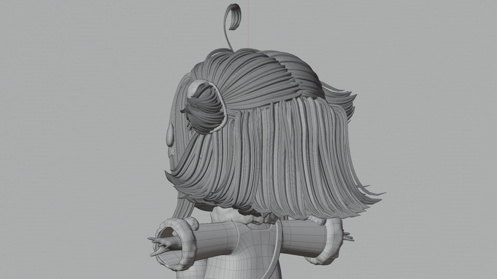 Chibi Character - Ready to rig 3D model | CGTrader