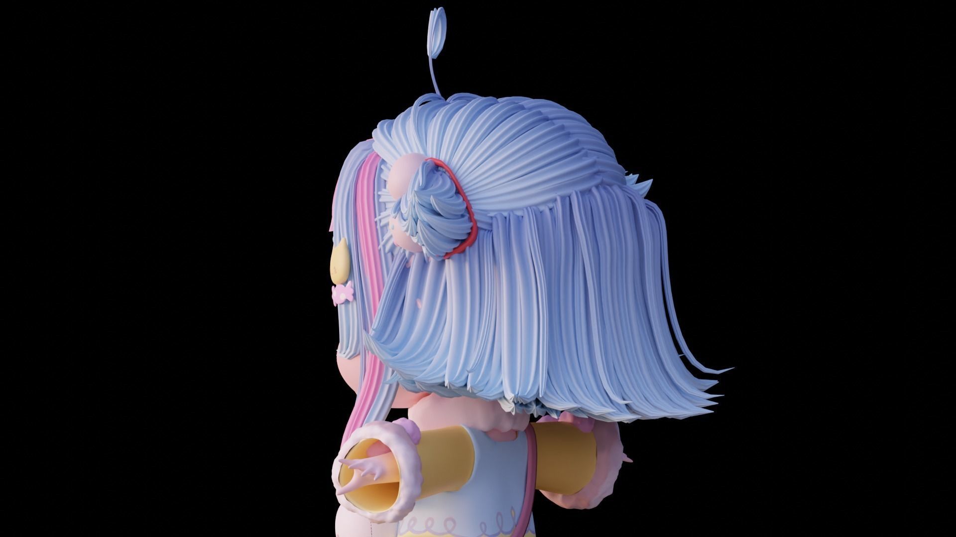 Chibi Character - Ready to rig 3D model | CGTrader