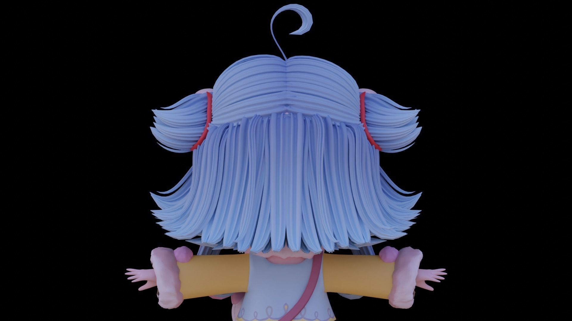 Chibi Character - Ready to rig 3D model | CGTrader