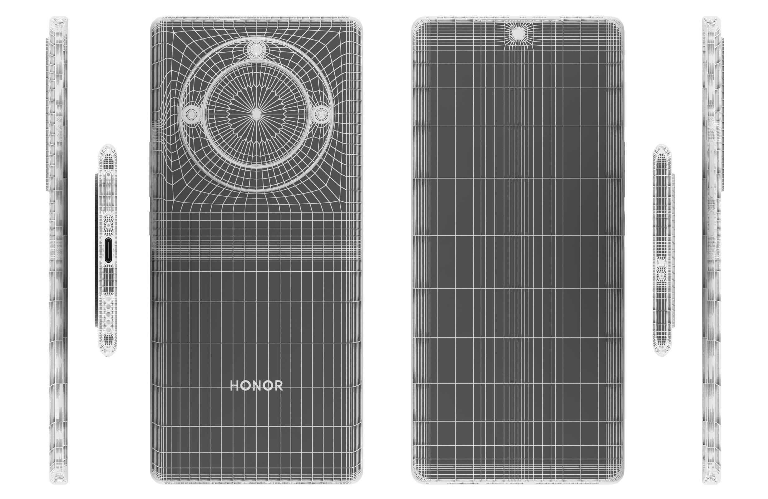 Honor X40 White 3D model | CGTrader