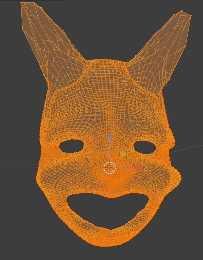 Creepy crying mask 3D model 3D printable | CGTrader