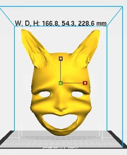 Creepy crying mask 3D model 3D printable | CGTrader