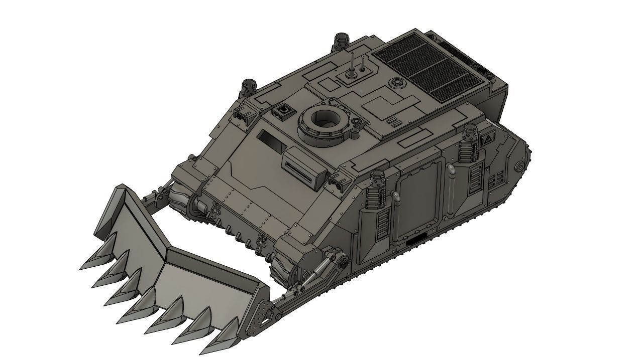 RHINO MK XIX MODULAR VECHICLE 3D model 3D printable | CGTrader