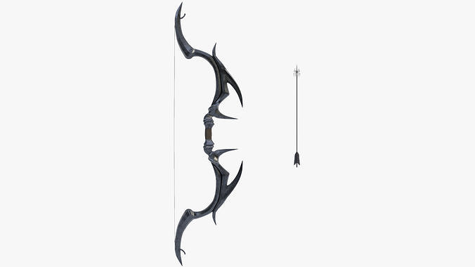 3D model Dark Bow VR / AR / low-poly | CGTrader