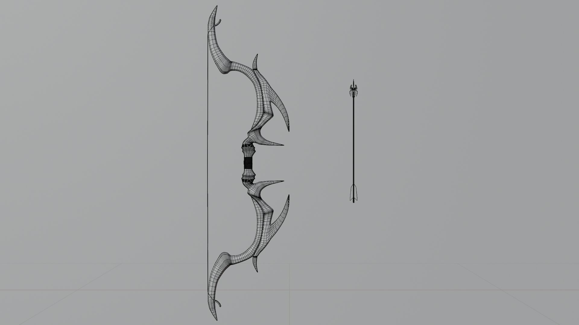 3D model Dark Bow VR / AR / low-poly | CGTrader