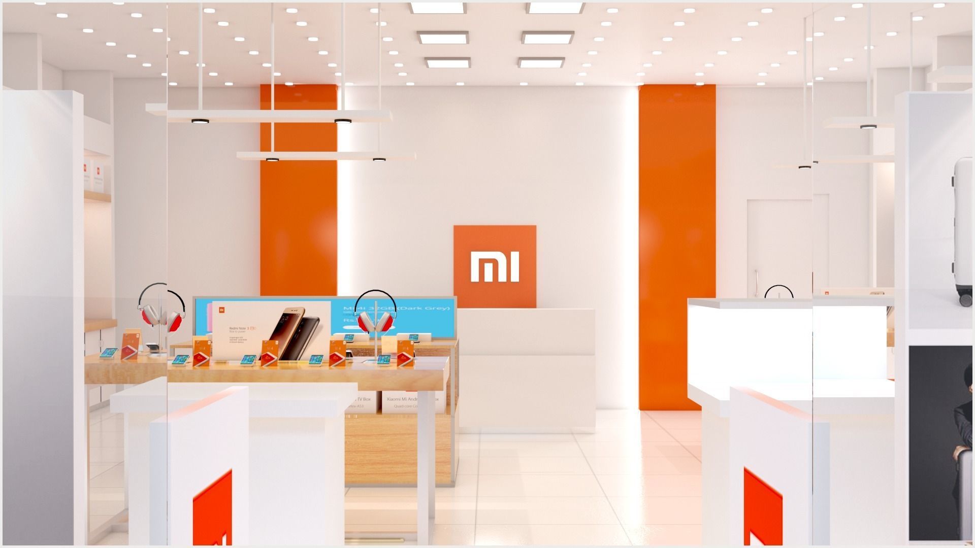 Digital lifestyle Mobile Phone Branded Retail Store Design 3D model ...