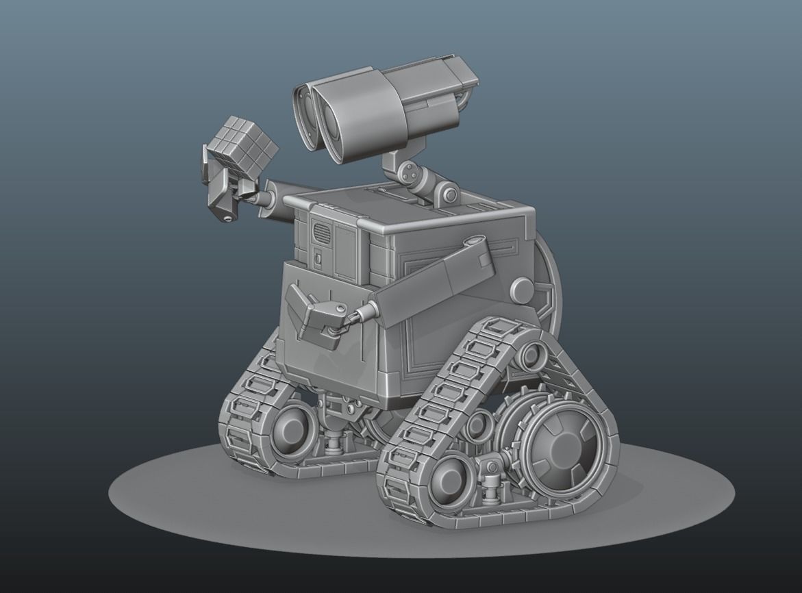 Wall-E wall - e robot 3D model | CGTrader