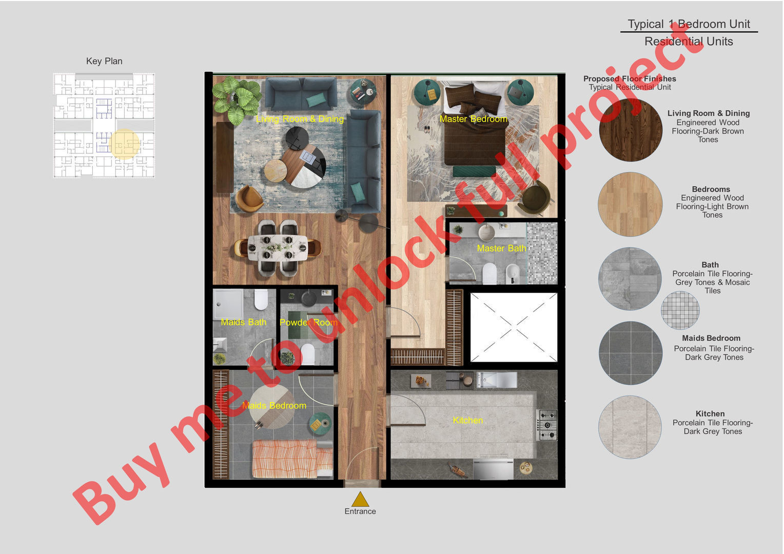 Tower in a city FULL Residential building Revit Lumion 3D model | CGTrader