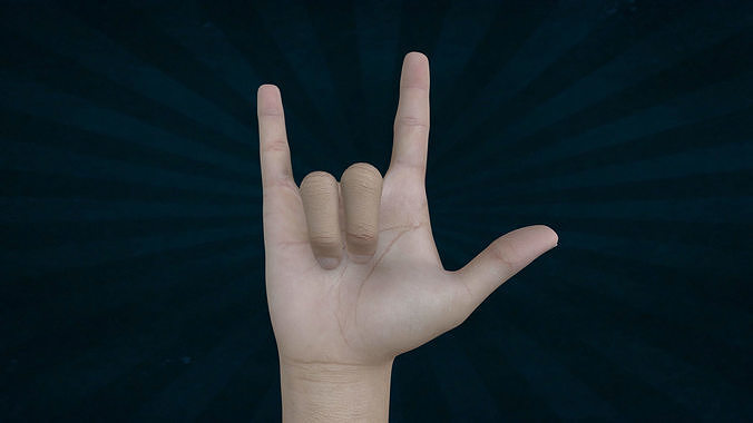 3D model HAND-043 Right Hand VR / AR / low-poly | CGTrader