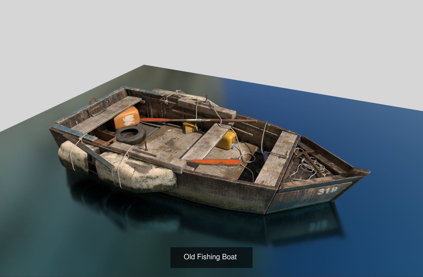 Old Seaside Objects 3D Model Collection | CGTrader