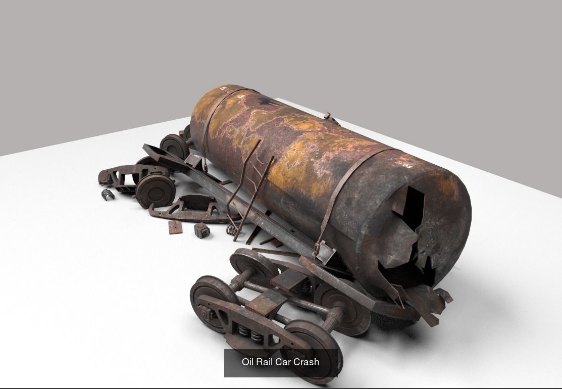 Post-Apocalyptic Objects 3D Model Collection | CGTrader