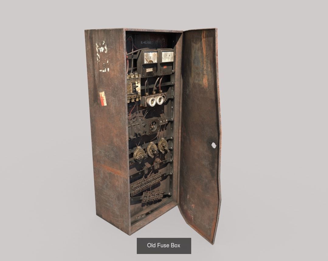 3D Model Collection Post-Apocalyptic Objects VR / AR / low-poly | CGTrader