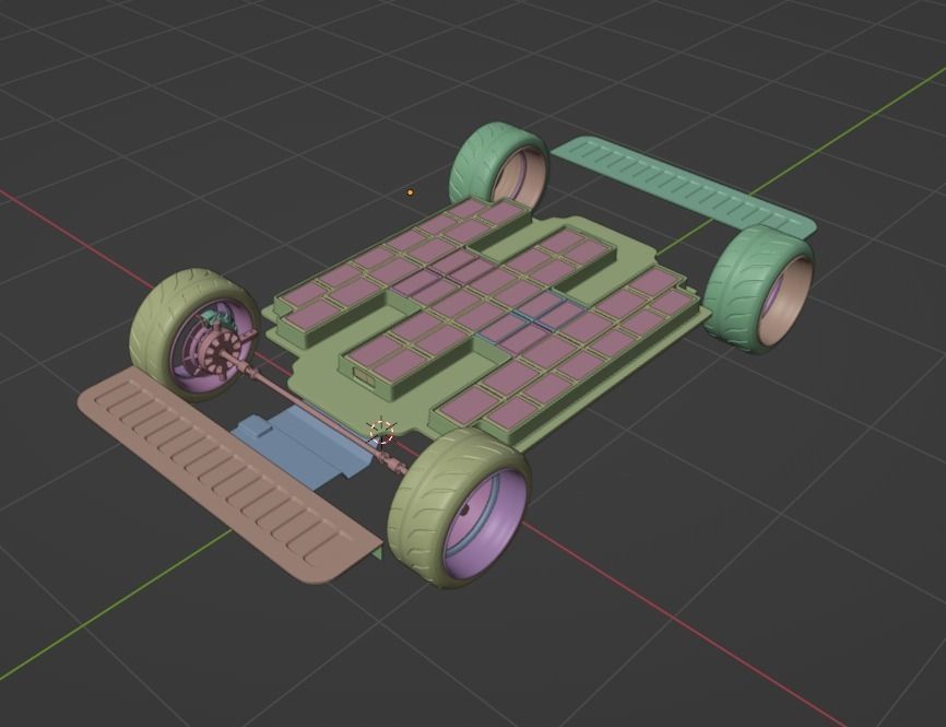 Electric car - ev - electric vehicle 3D model | CGTrader