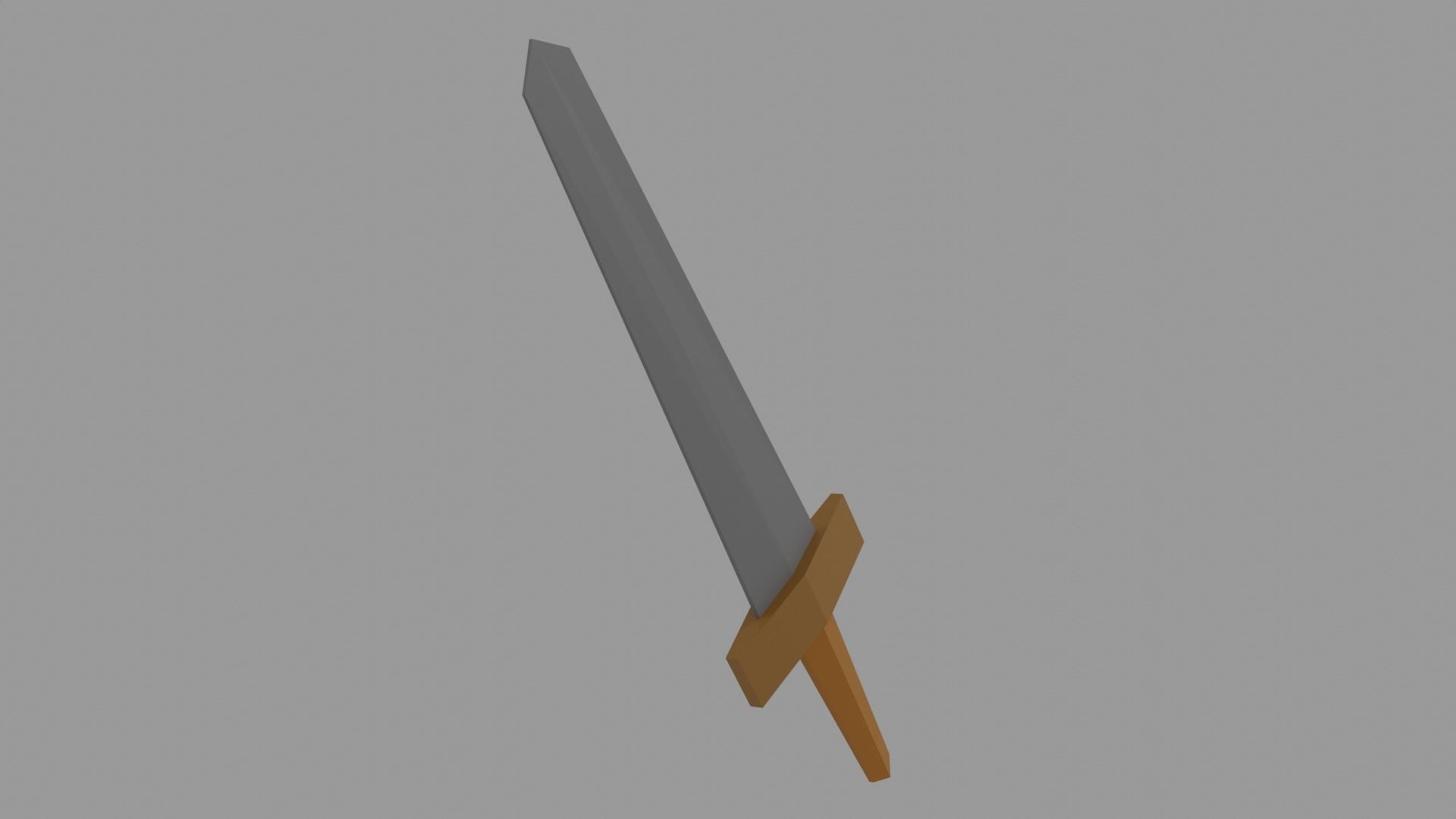 Low pOly Sword 3D model | CGTrader