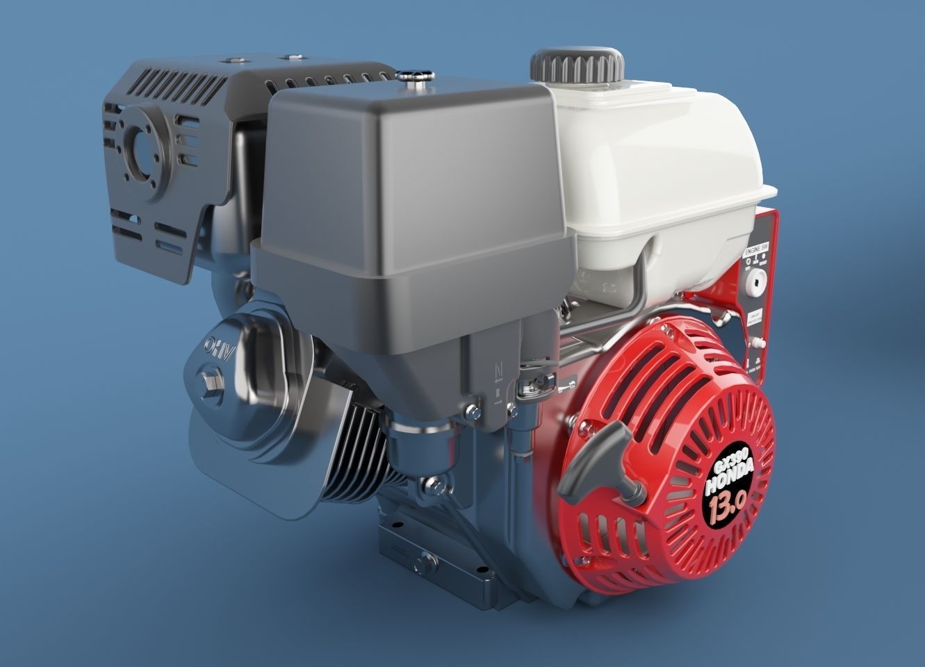 Honda Engine 3D model | CGTrader