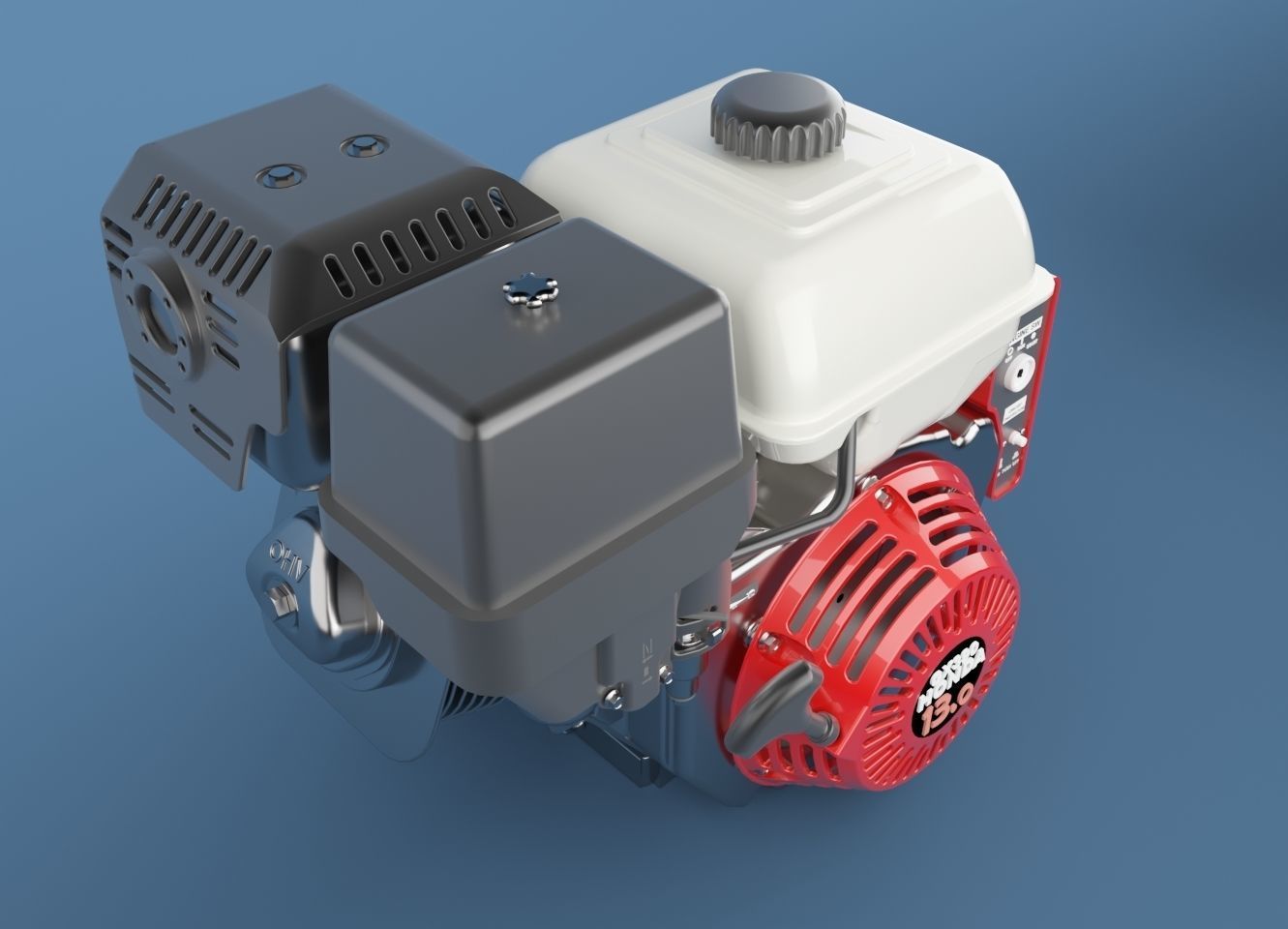 Honda Engine 3D model | CGTrader