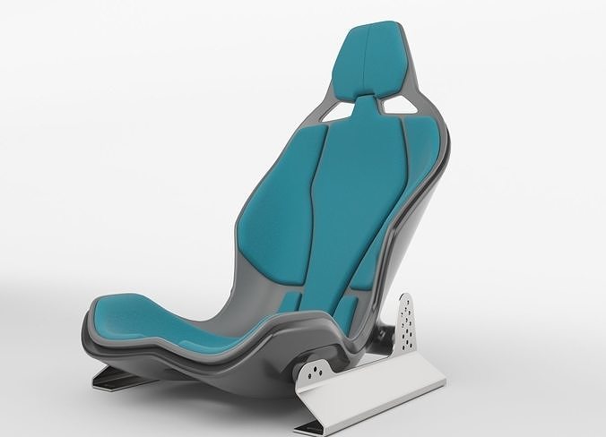 performance car seat 3D model | CGTrader