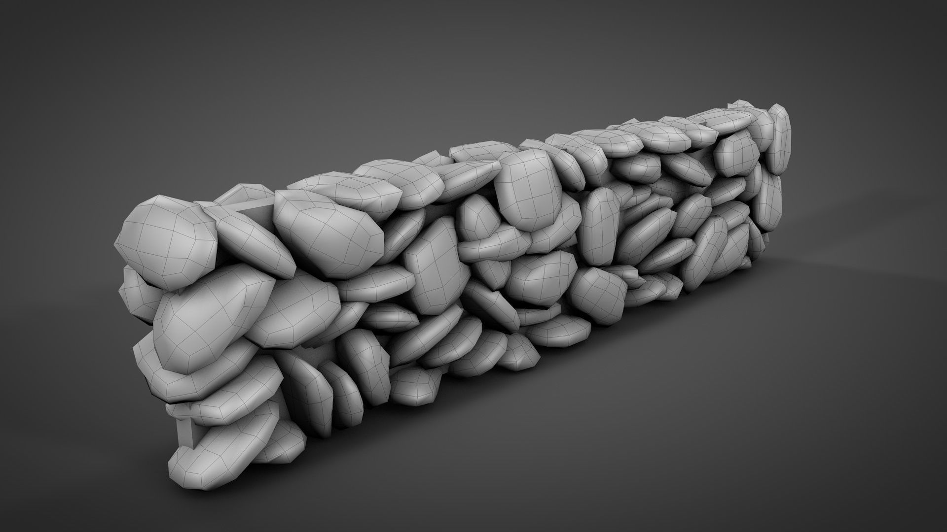 3D model Stone Walls VR / AR / low-poly | CGTrader