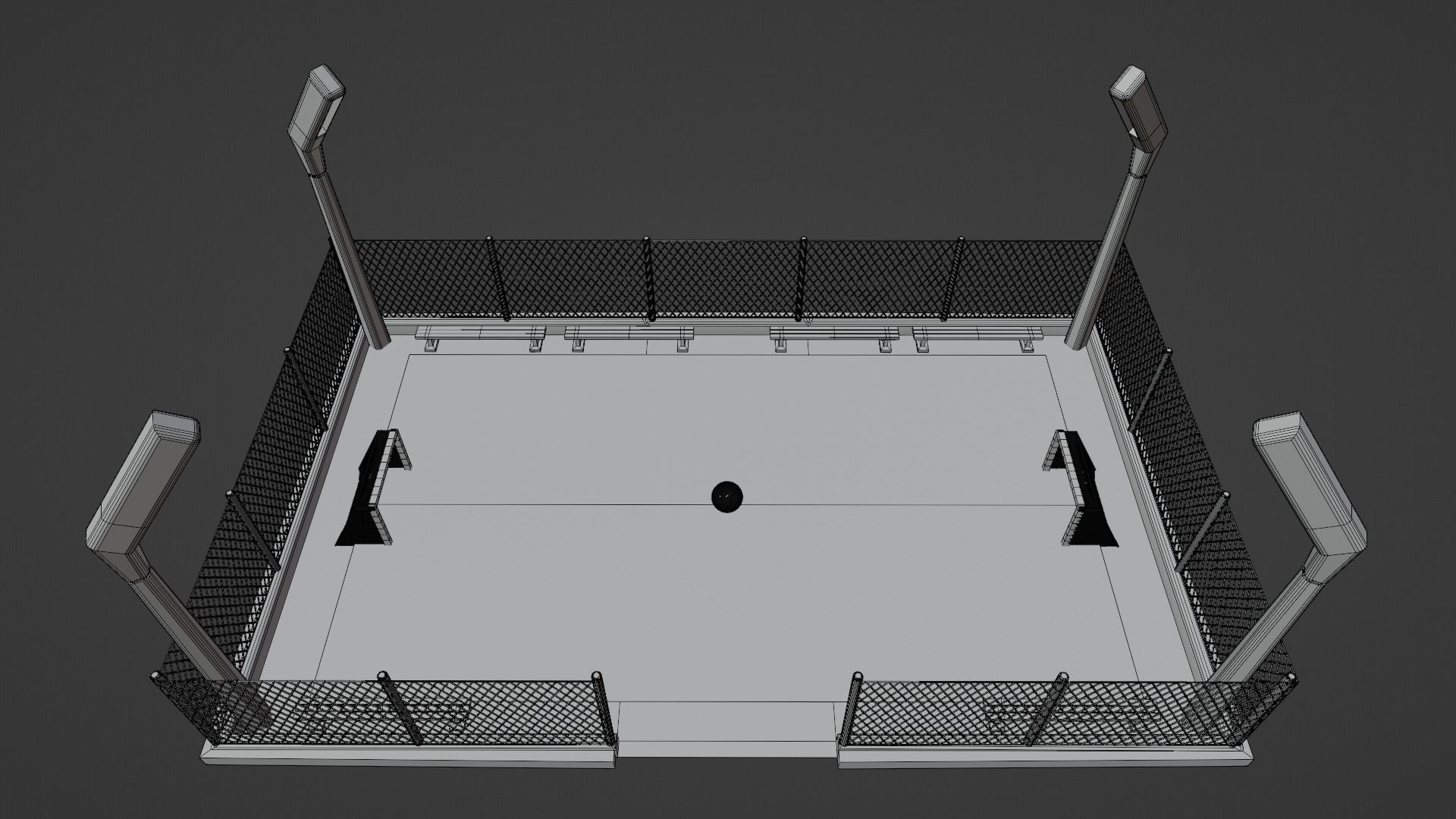 3D model Football Field VR / AR / low-poly | CGTrader