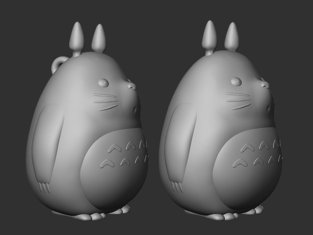 Totoro Christmas Tree Ornament 3D model 3D printable | CGTrader