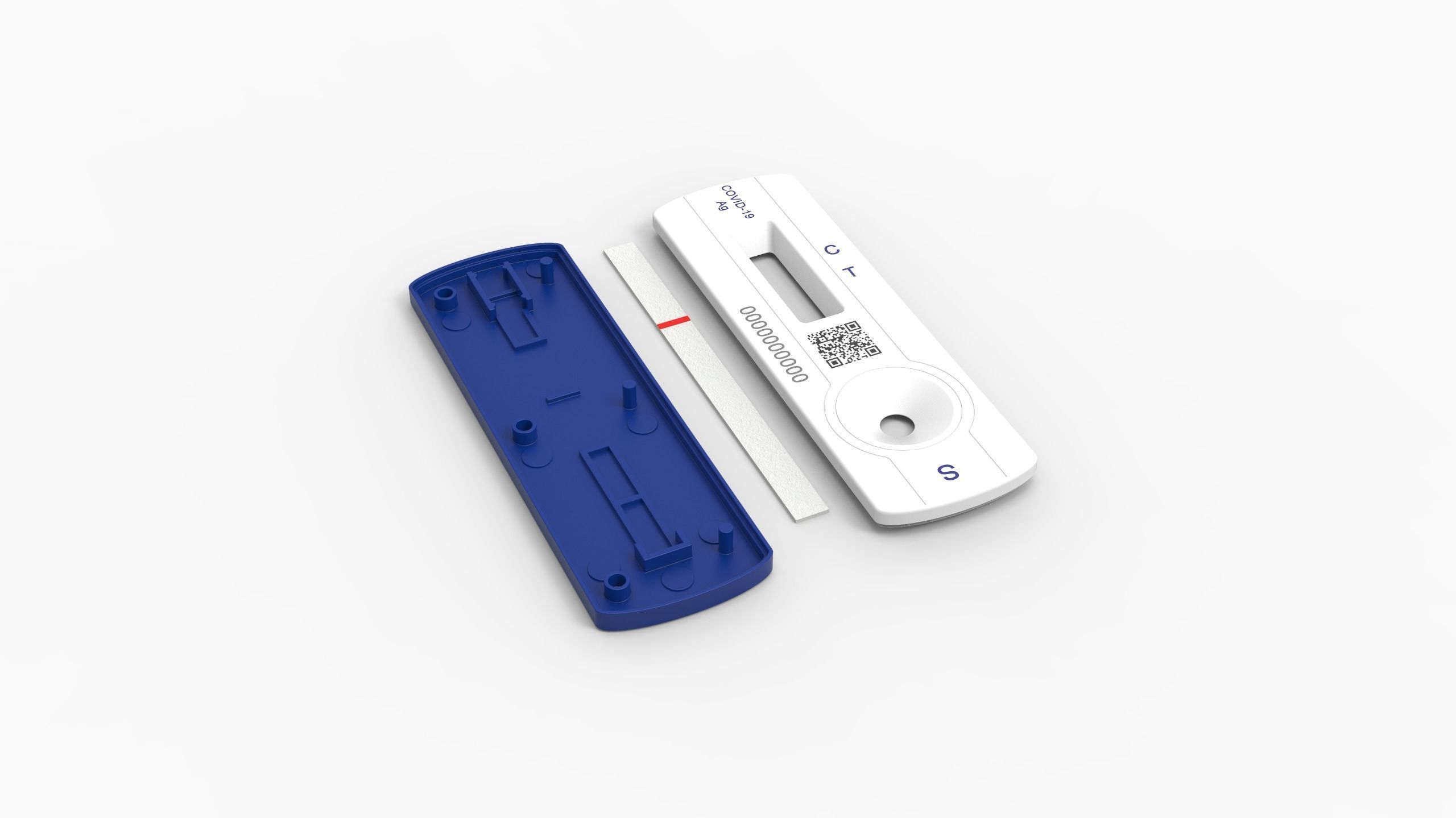 Lateral Flow Test 3D model | CGTrader