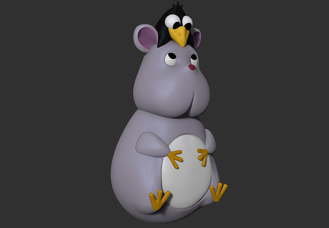 Boh Mouse Christmas Tree Ornament 3D model 3D printable | CGTrader