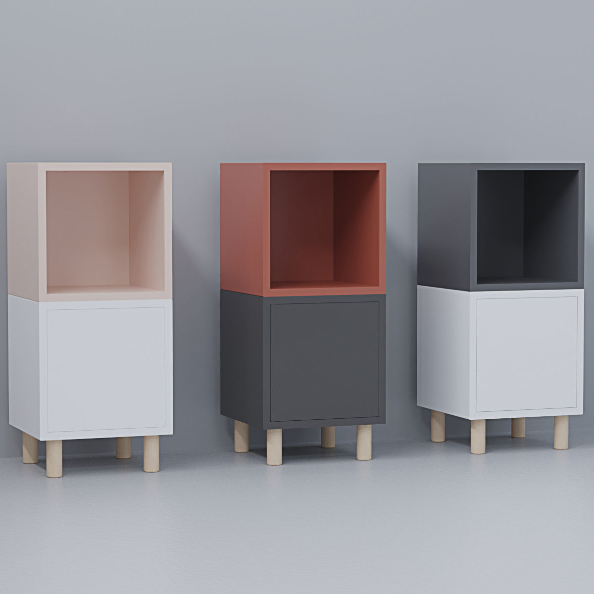 IKEA EKET Storage combination with legs 3D model | CGTrader