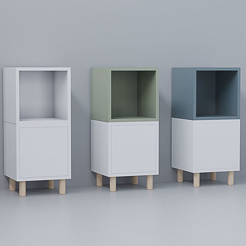IKEA EKET Storage combination with legs 3D model | CGTrader