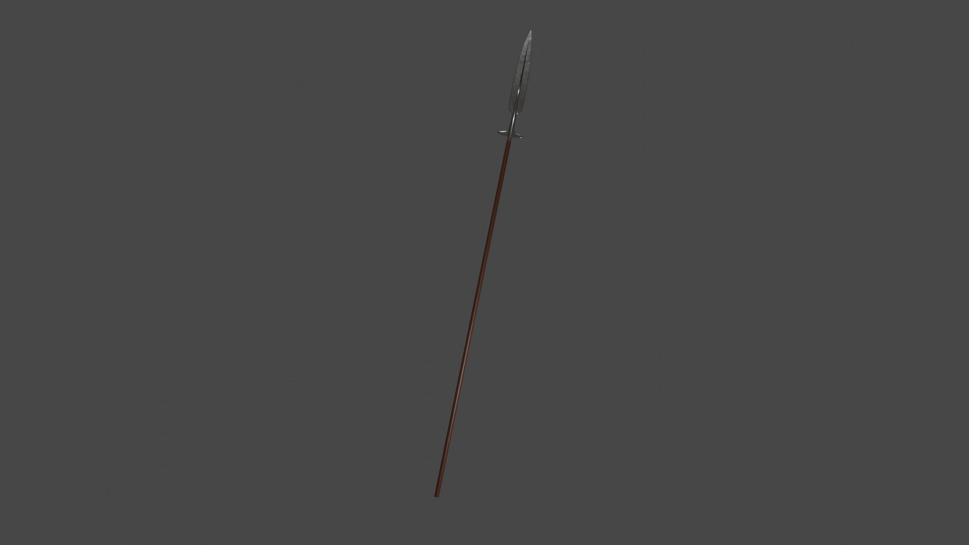 Medieval style long boar spear free VR / AR / low-poly 3D model | CGTrader