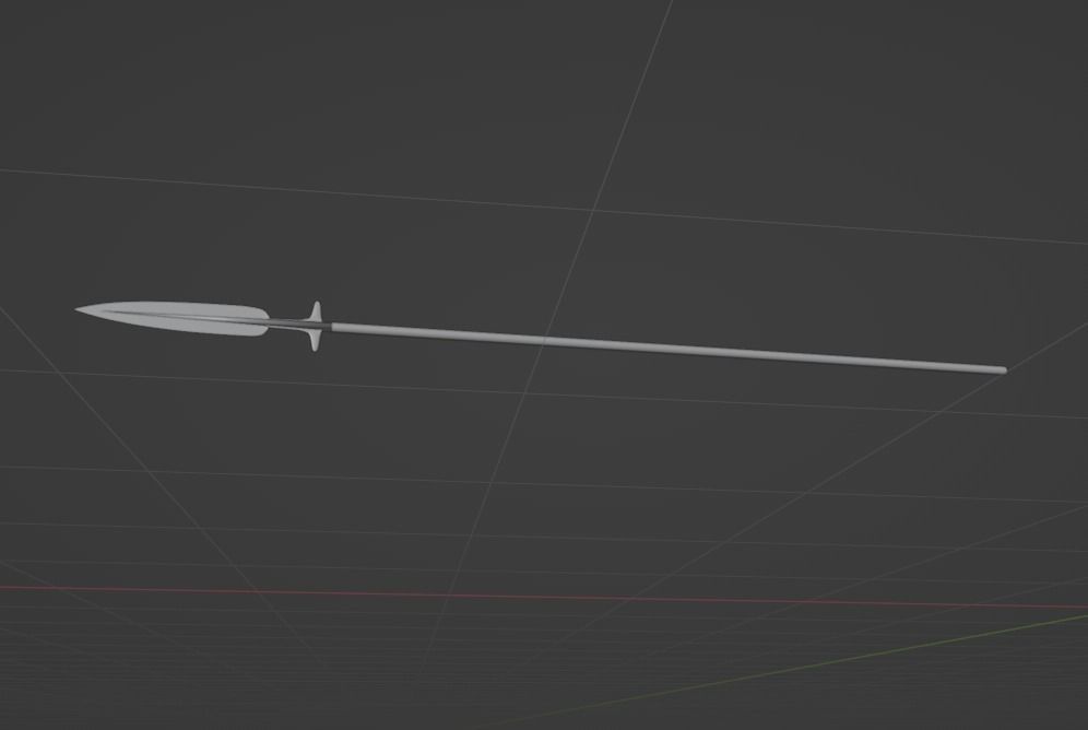 Medieval style long boar spear free VR / AR / low-poly 3D model | CGTrader