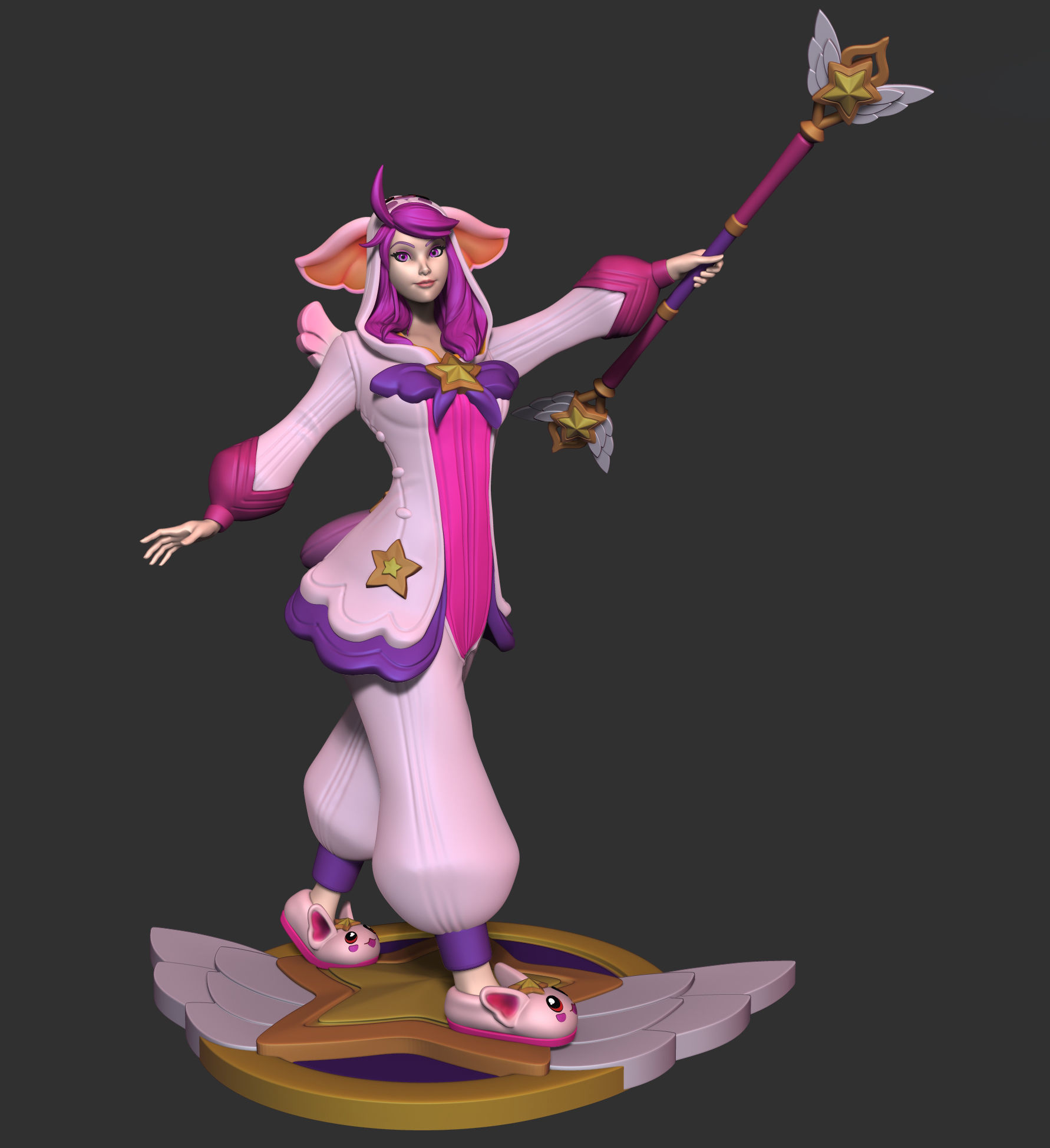 Pajama Star Guardian Lux 3D model 3D printable | CGTrader