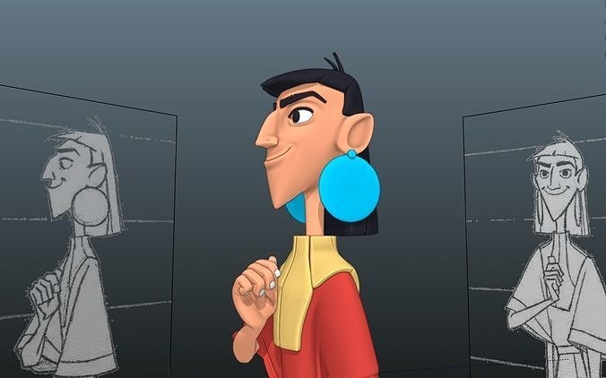 Emperor Kuzco 3D model 3D printable | CGTrader
