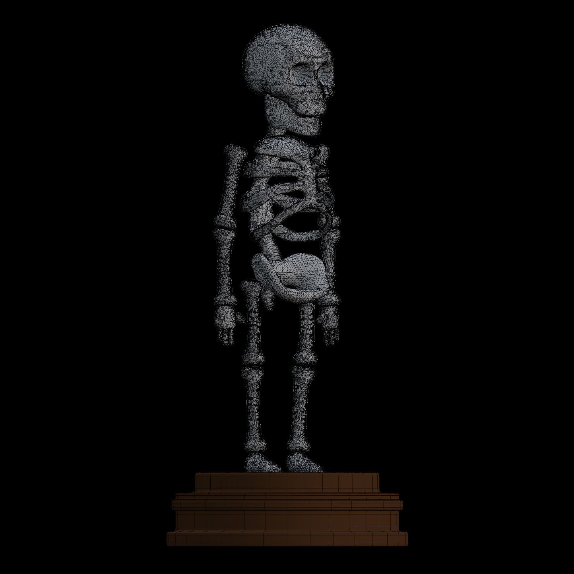 Skeleton - stylized icon 3D model | CGTrader