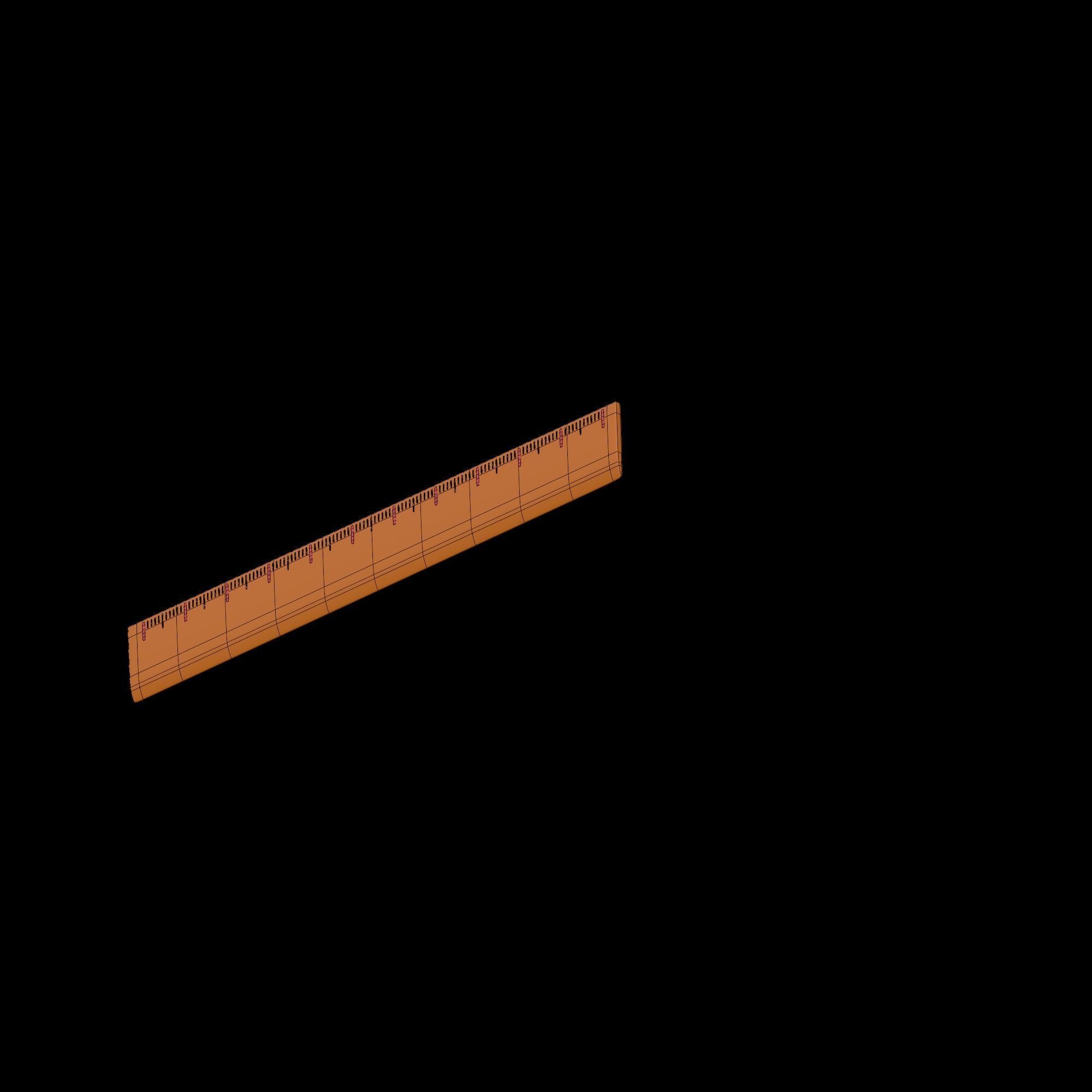 Ruler - stylized icon 3D model | CGTrader