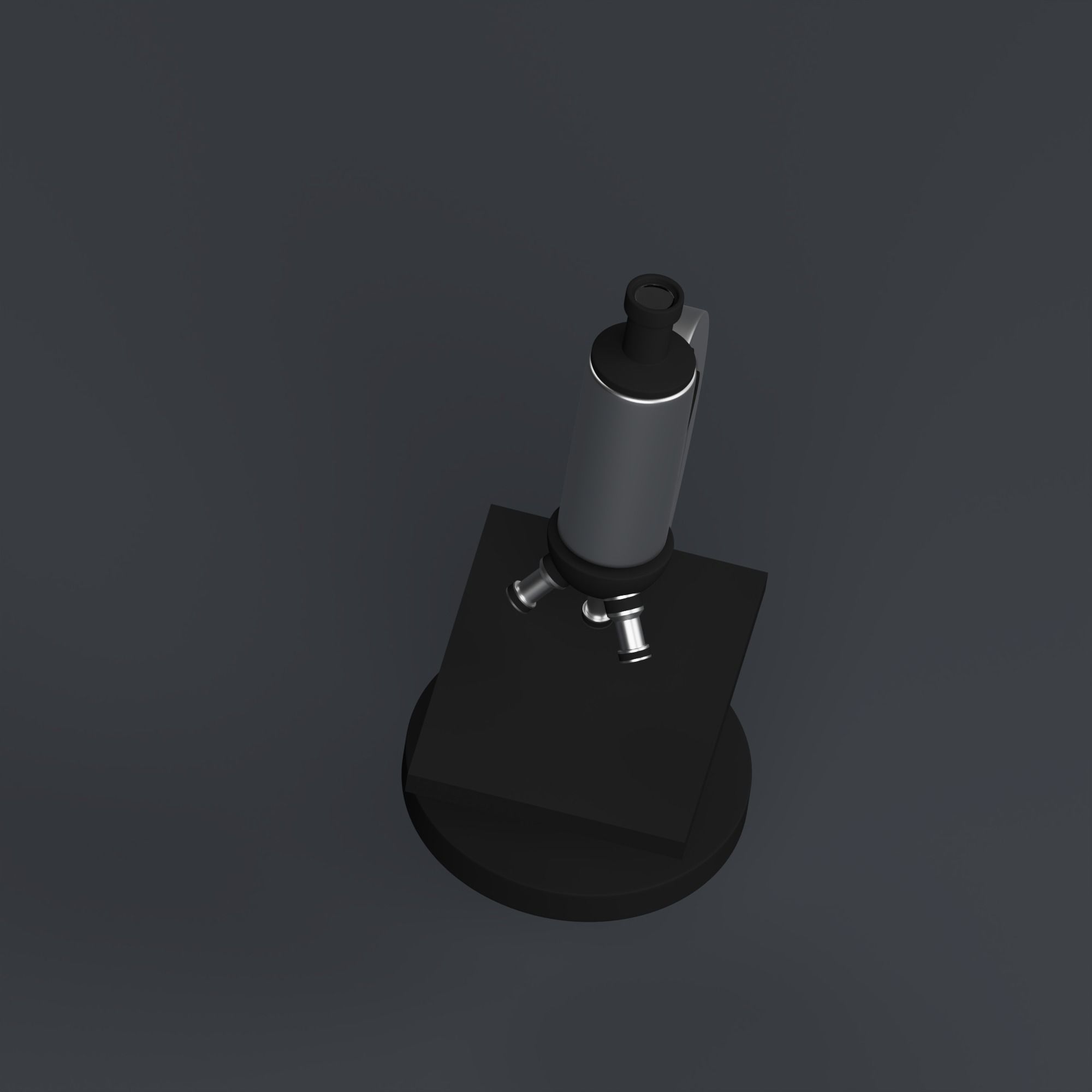 3D model Microscope - stylized icon VR / AR / low-poly | CGTrader