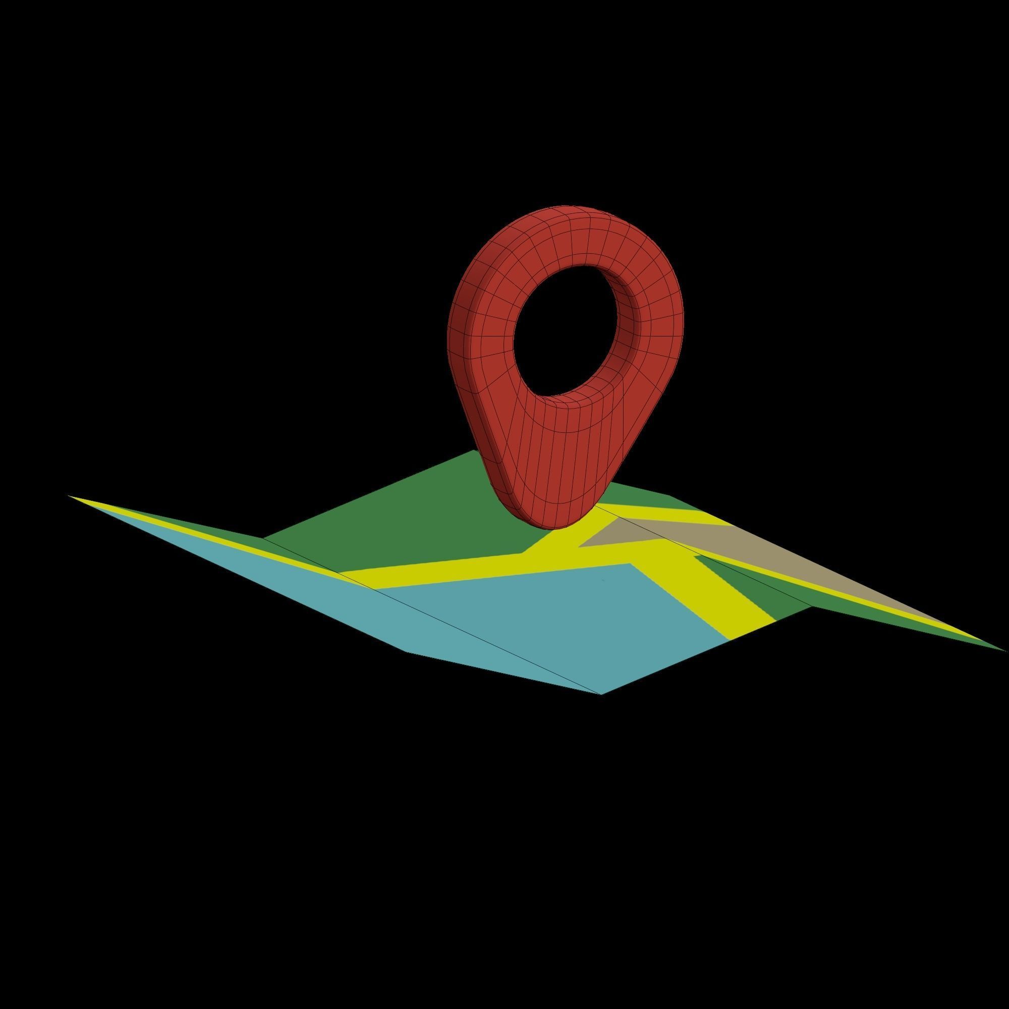 3D model Map - stylized icon VR / AR / low-poly | CGTrader